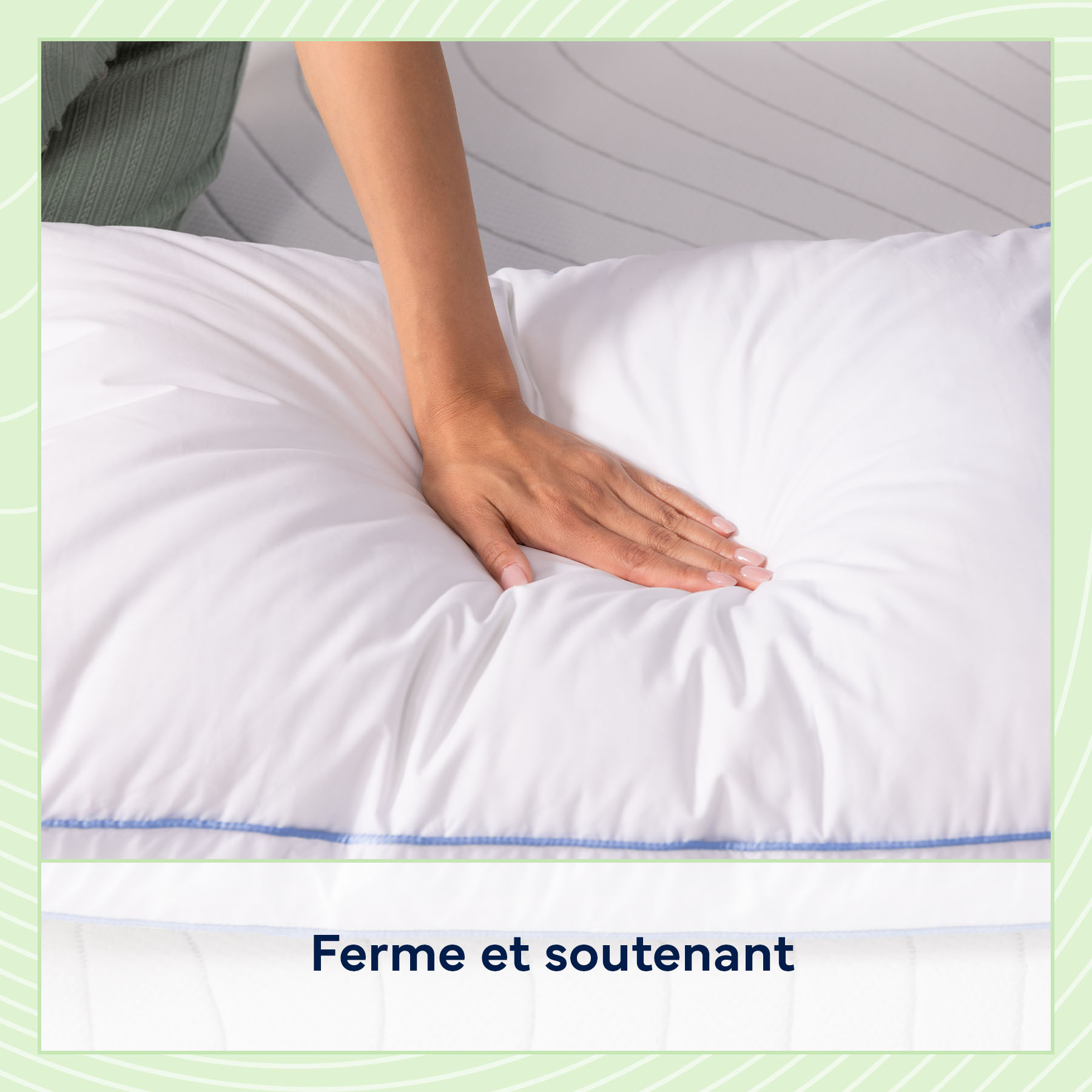 Oreiller ajustable en mousse mémoire – Confort personnalisé