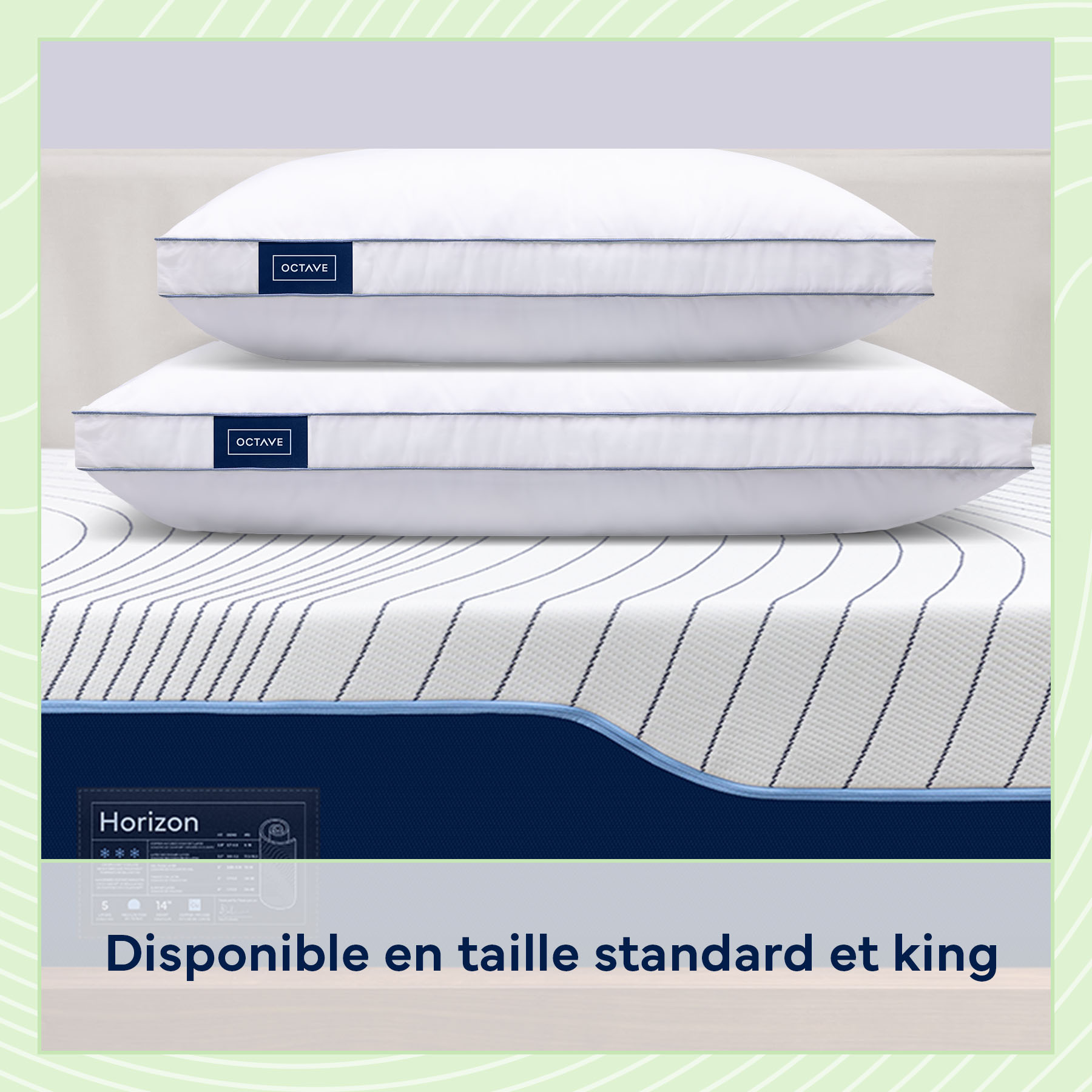 Oreiller ajustable en mousse mémoire – Confort personnalisé