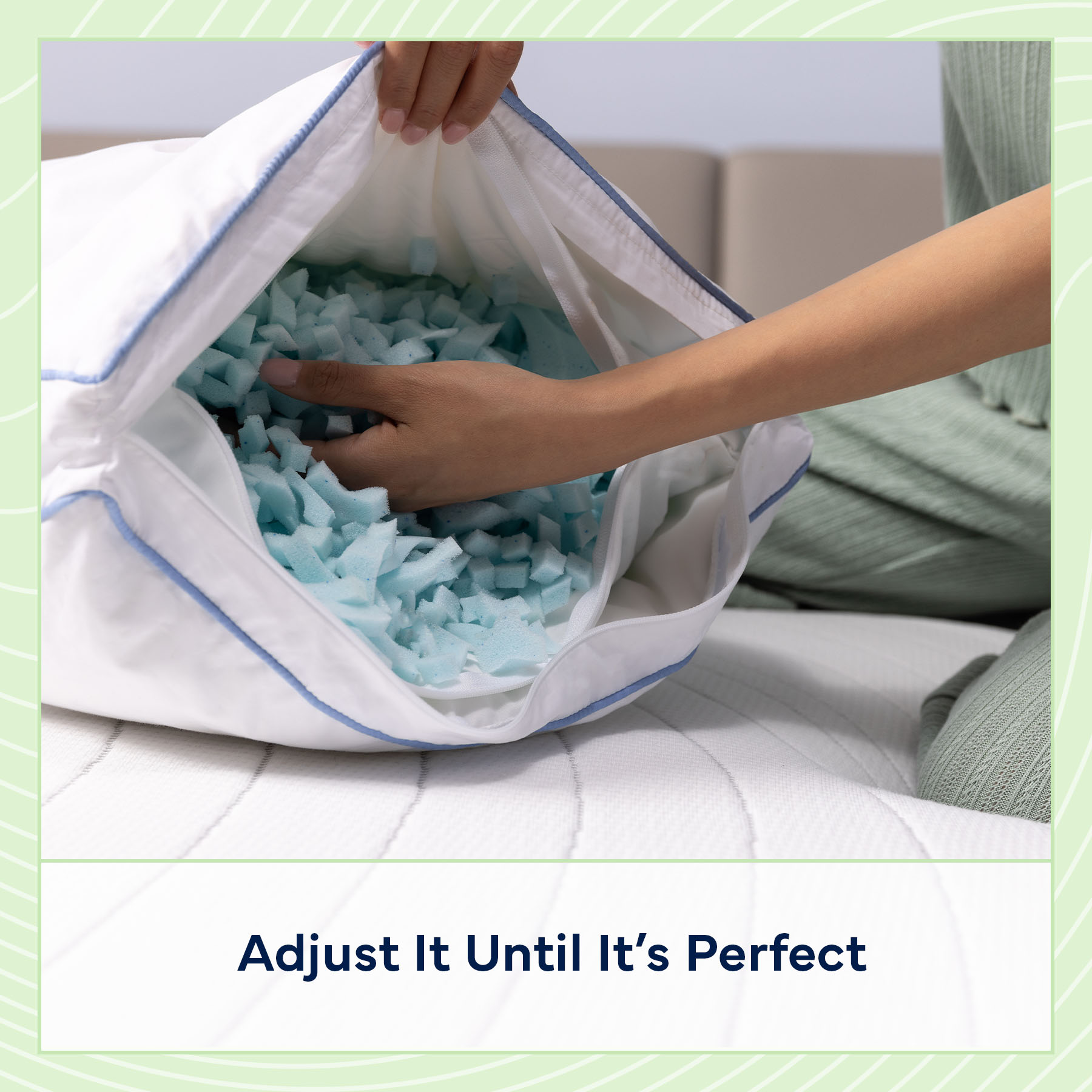 Adjustable Memory Foam Pillow - Customizable Comfort